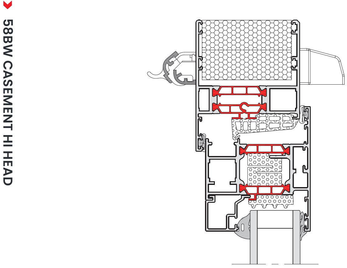 Optio 58BW Casement HI - AluK